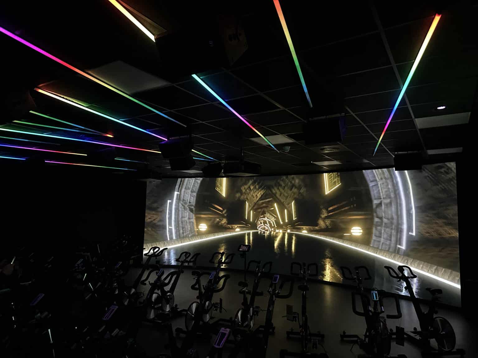 Grangemouth Sports Complex | Studio lights and full spin centres